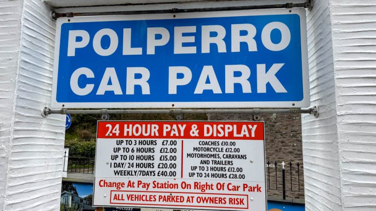 The best places to park in Polperro - Bestincornwall.co.uk